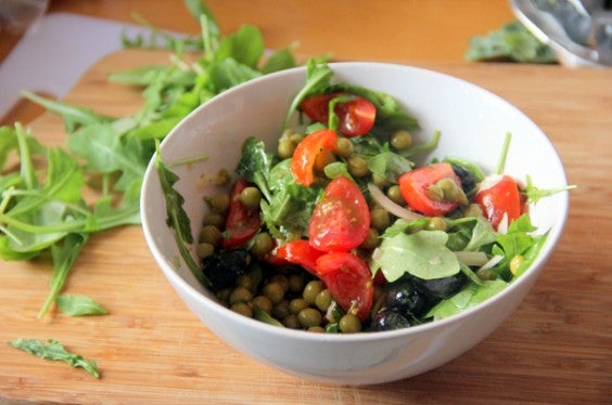 Veggie-Packed Arugula Salad