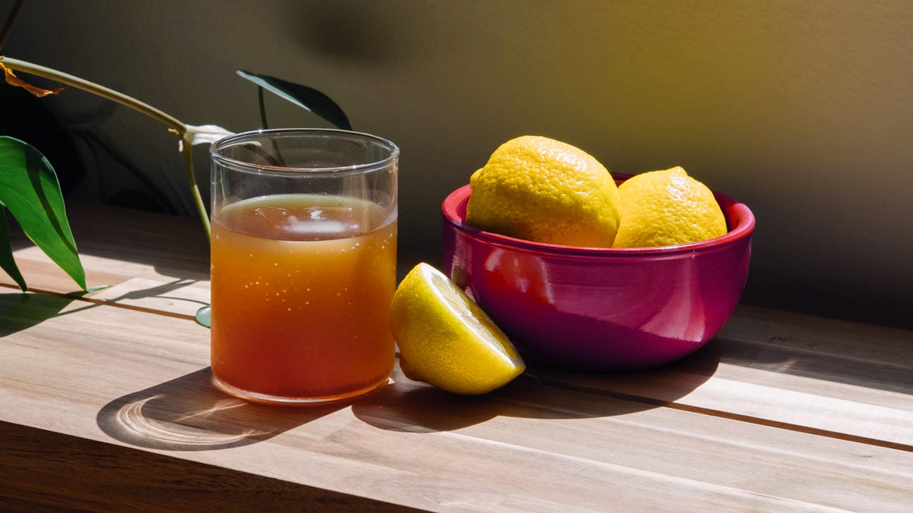 Mazagran: The Original Iced Coffee, with a Twist of Lemon