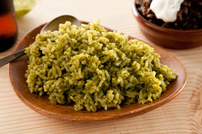 Spicy Green Rice (Arroz Verde)