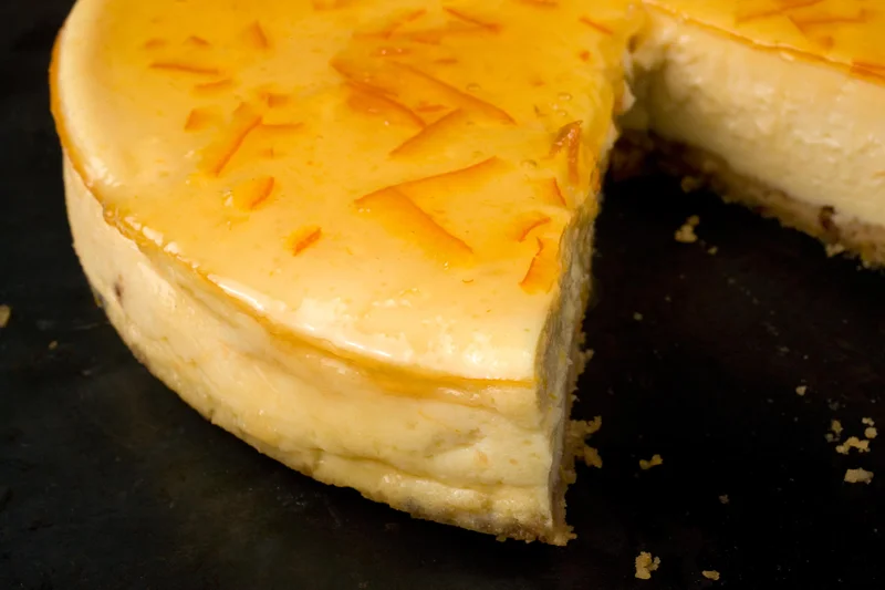 Orange-Vanilla Ricotta Cheesecake