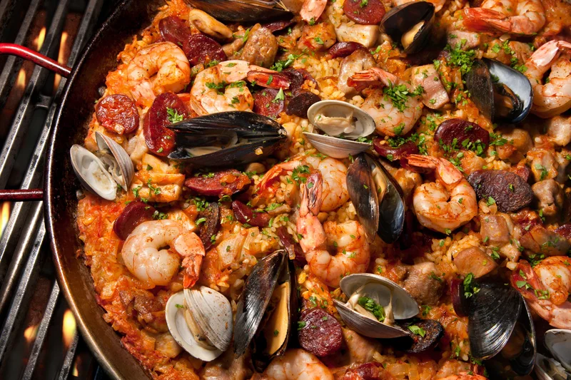 Grilled Paella
