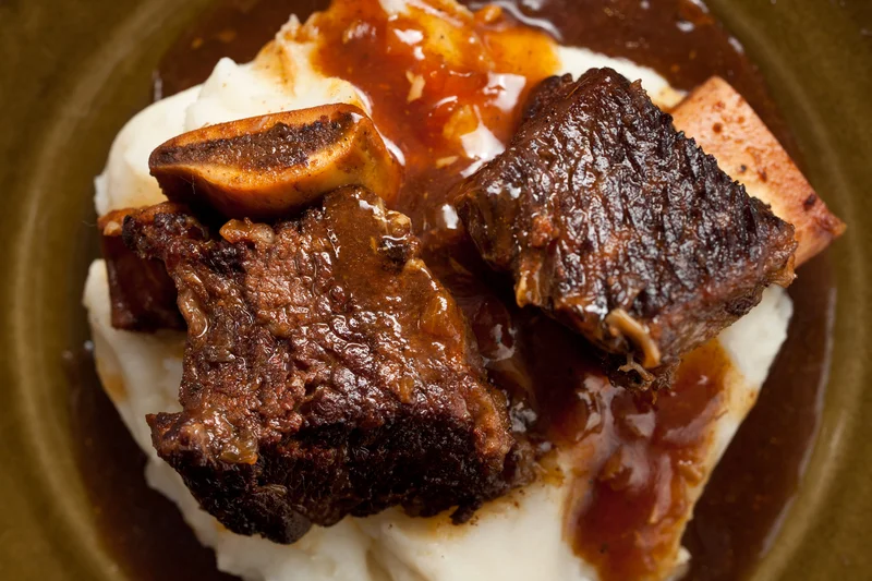 Pressure Cooker Cola-Braised Beef Short Ribs