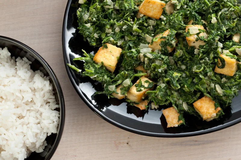 Saag with Tofu