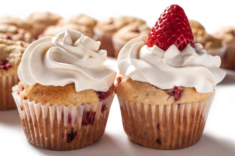 Strawberry Shortcake Muffins