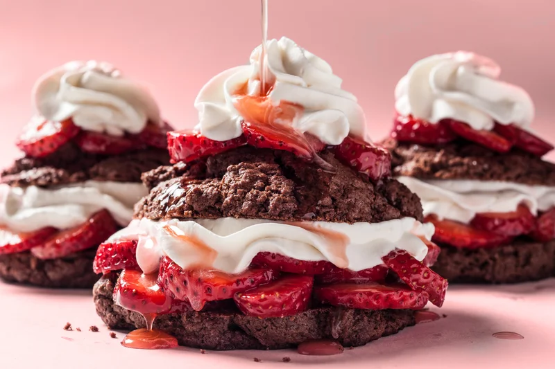 Chocolate Strawberry Shortcakes