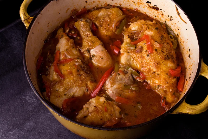 Chicken Basquaise
