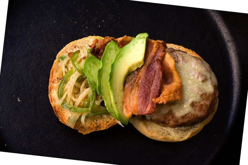 Bison Bacon Cheeseburger