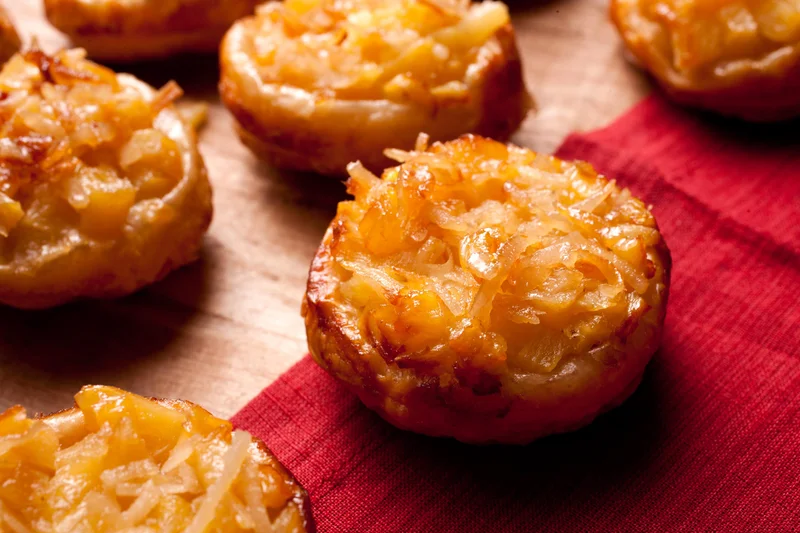 Pineapple-Coconut Tartlets