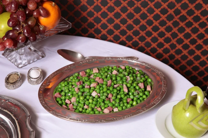 Sautéed Peas and Ham