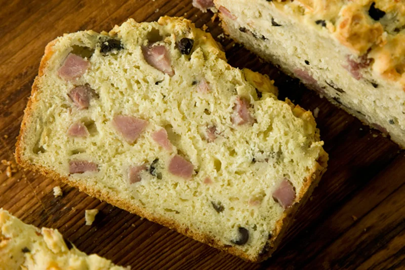 French Ham and Cheese Quick Bread