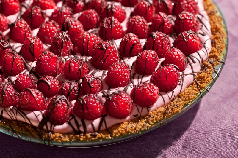 Chocolate-Raspberry Cream Pie