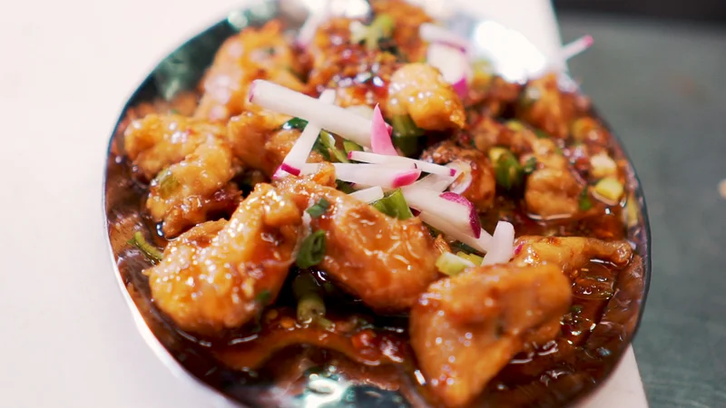 Old Monk's Honey Chili Chicken