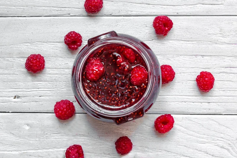 Easy Raspberry Preserves